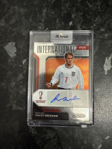 David Beckham International Ink Signed Card Perfect ConditionのeBay公認海外 ...