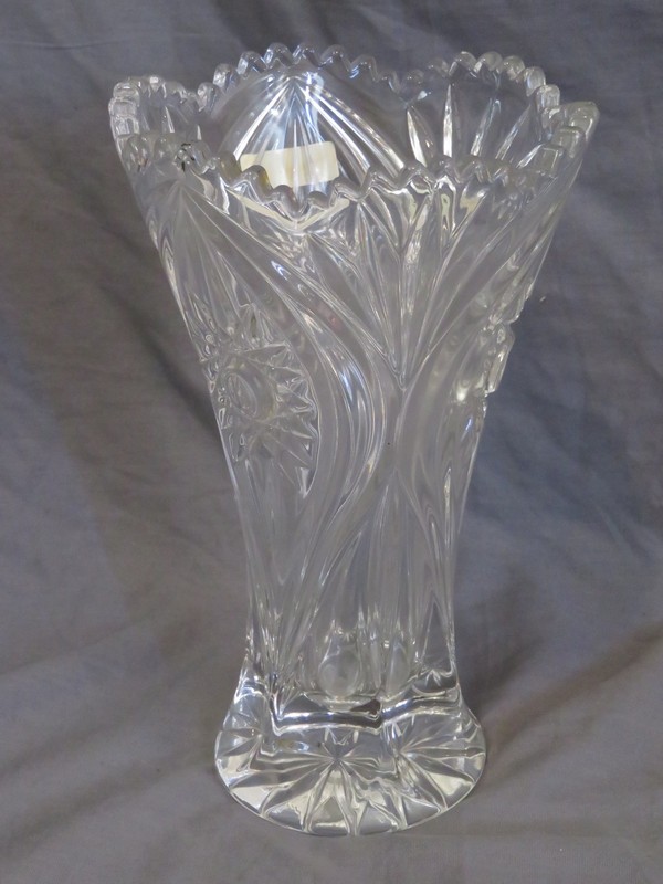 Vintage 9.25” Nachtmann Bleikristall 24% Lead Crystal Vase Clear ...