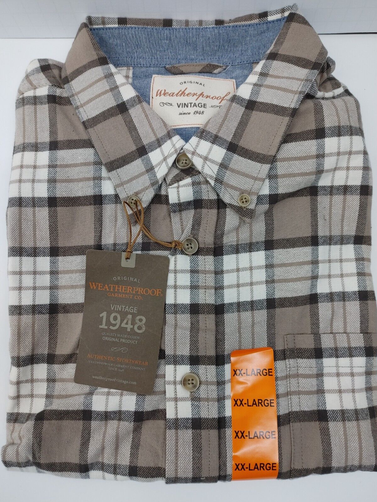 NOS Original Weatherproof (Vintage) Flannel / plaid Shirt NOS Original Weatherproof (Vintage) Flannel / plaid Shirt