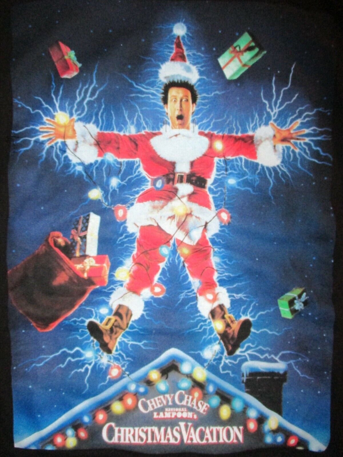 CHRISTMAS VACATION T SHIRT Clark Griswold Chevy Chase Lights CHRISTMAS VACATION T SHIRT Clark Griswold Chevy Chase Lights