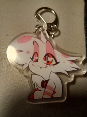 Купить hazbin hotel angel dust face keychain (186321915720), США