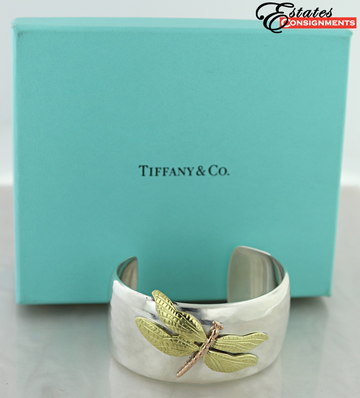 Tiffany & Co 18k Rose Gold and Sterling Silver Dragonfly Tiffany & Co 18k Rose Gold and Sterling Silver Dragonfly