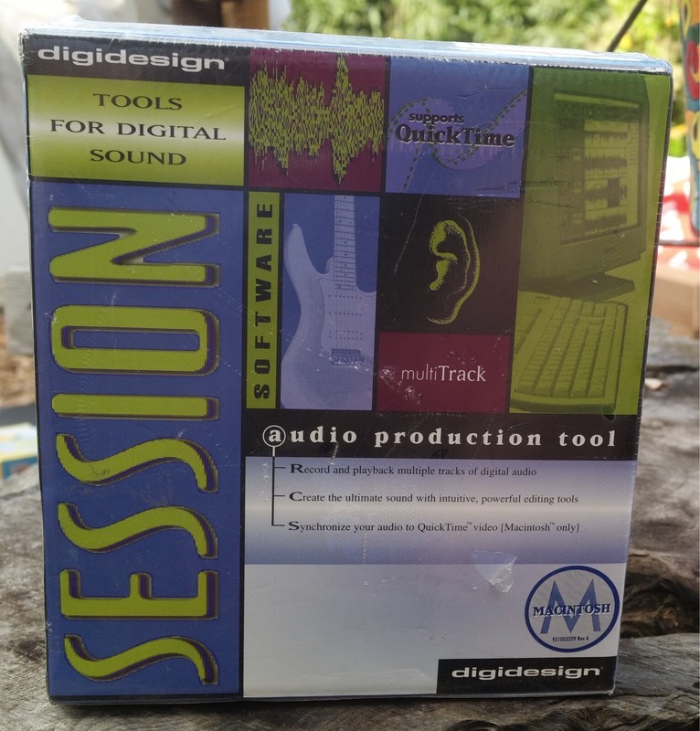 Unopened 1995 Digidesign Session 2.0 for Mac 68030/PowerPC MacOS 7.1 or ...