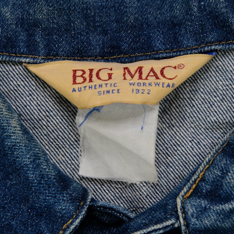Rare Vintage BIG MAC Authentic Workwear Button Denim Jean Rare Vintage BIG MAC Authentic Workwear Button Denim Jean