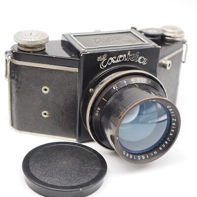 Ihagee VP Night Exakta SLR camera & 8cm 1:2 Zeiss Biotar Lens Nacht ...