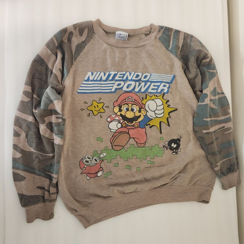 Vintage 1989 Nintendo Power Super Mario Bros 2 sweatshirt Vintage 1989 Nintendo Power Super Mario Bros 2 sweatshirt