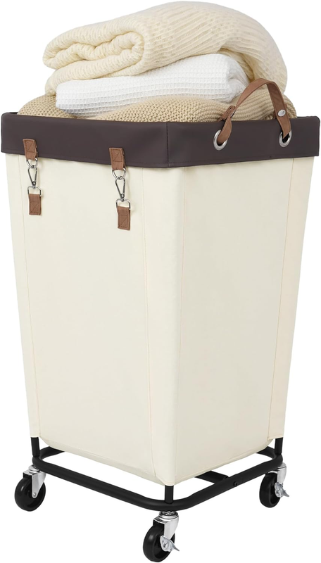 Canvas Laundry Hamper With Wheels | Laundry-hamper