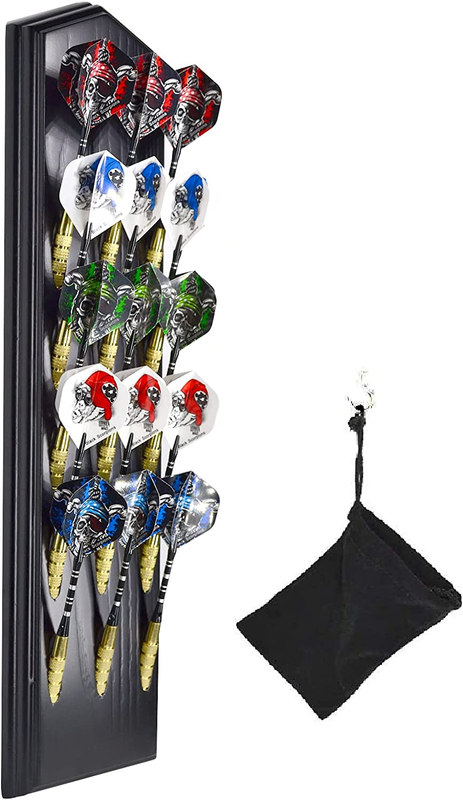 Dart Caddy, Wall Mount Wood Dart Holder/Stand, Displays