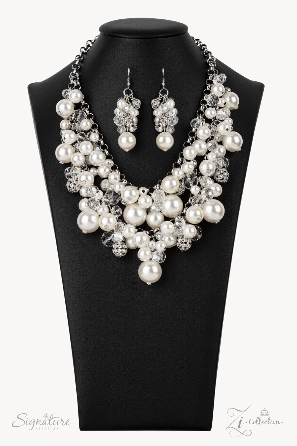 The Janie Pearls White-Necklace, Paparazzi Zi-Collection The Janie Pearls White-Necklace, Paparazzi Zi-Collection