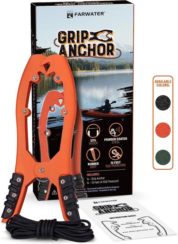 Canoe Anchor Grip - Boat, Float Tube & Kayak Fishing Accessories, Kaya ...