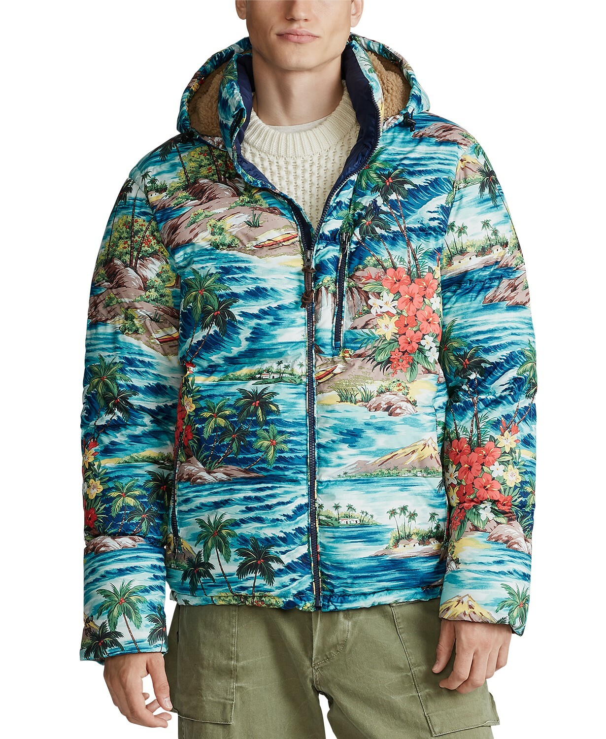 $368 POLO RALPH LAUREN Men's Outrigger Hawaiian-Print Down $368 POLO RALPH LAUREN Men's Outrigger Hawaiian-Print Down