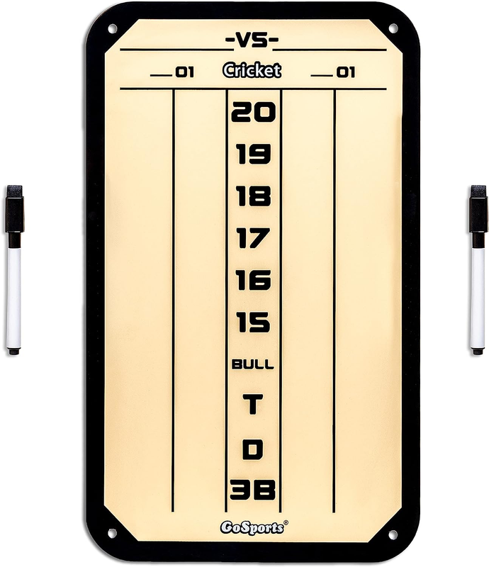 Dry Erase Steel Darts Scoreboard Cricket And Games