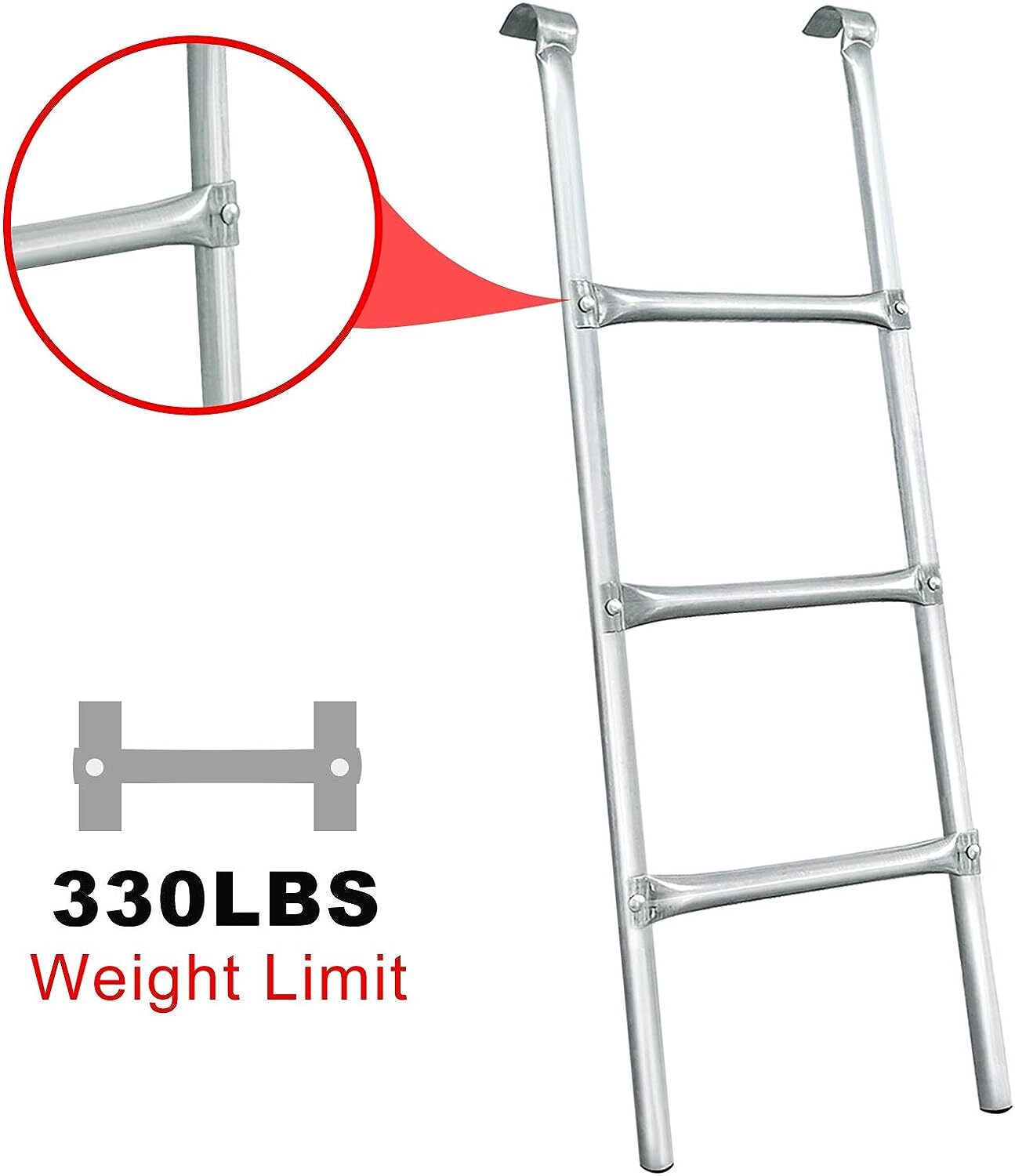 Trampoline Ladder 3-Step Universal UV Treated Steel Ladder