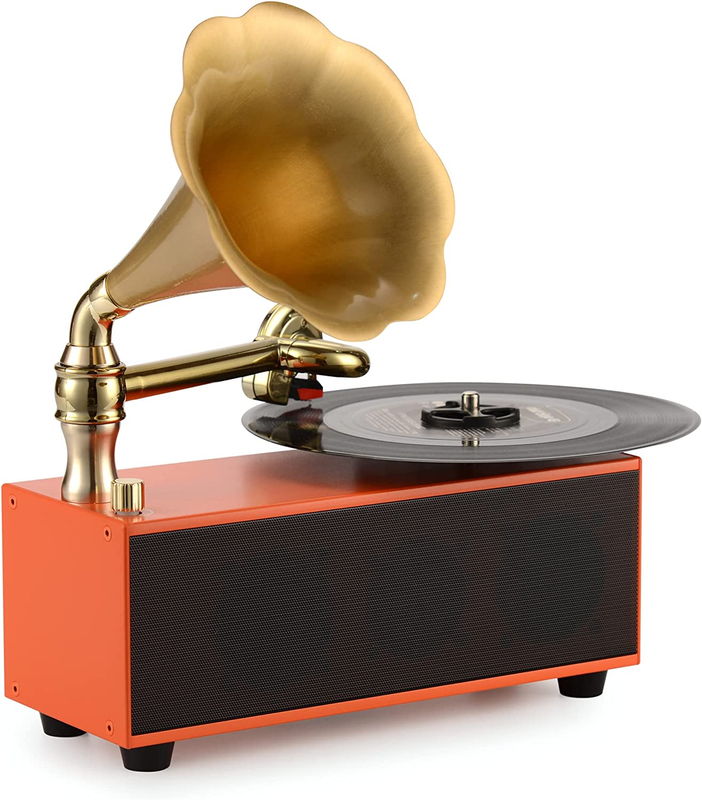 Mini Vinyl Record Player with Classic yet Modern