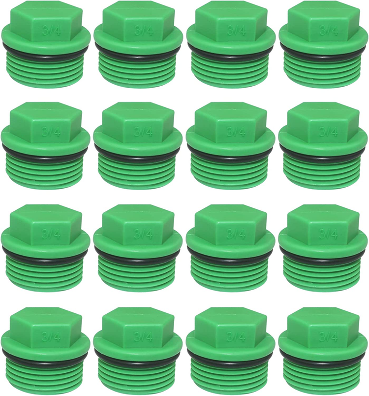 Irri | 30pcs Male Ppr Pipe Plug End Thread Caps Outer Hex Fitting ...