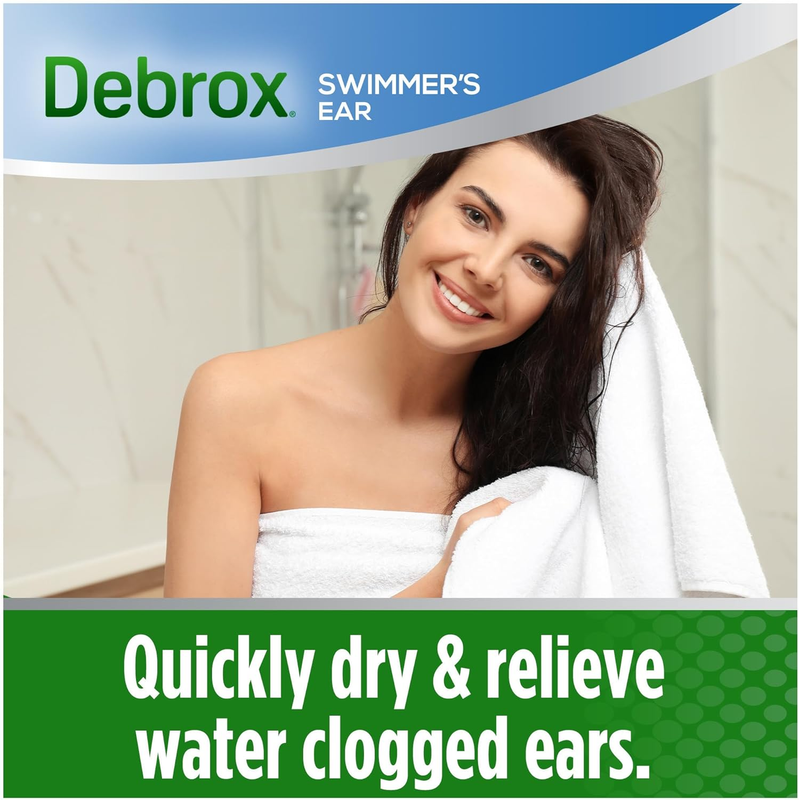 Debrox Swimmer’S Ear Drops, Ear Drying Drops for Adults and Kids, 1 ...