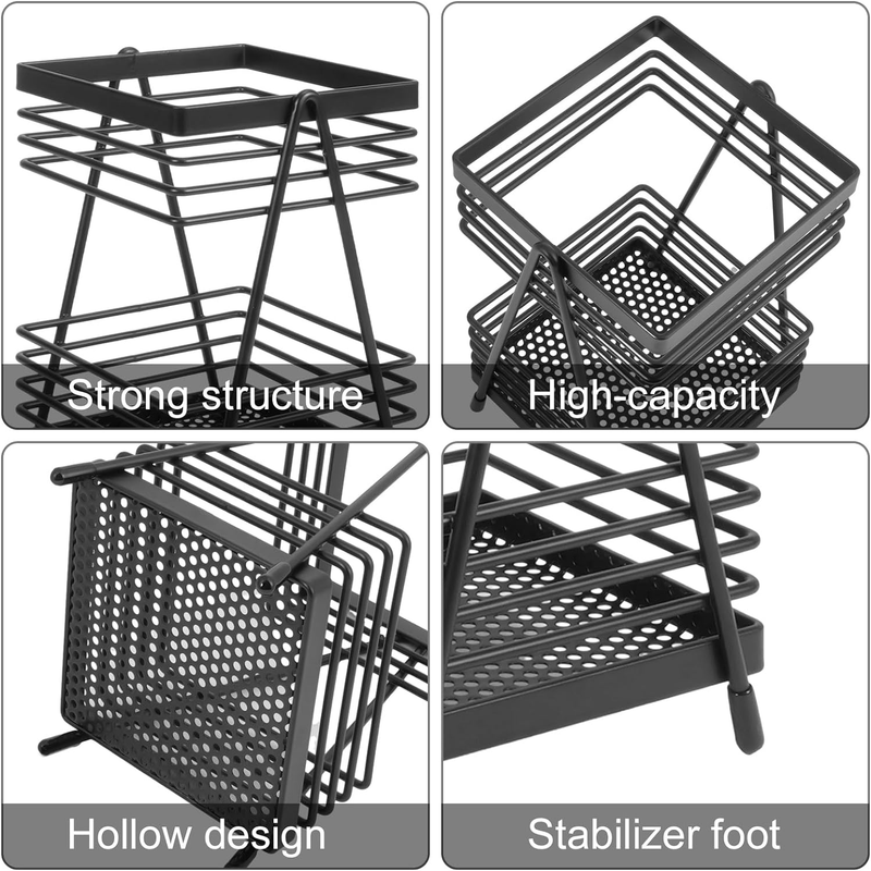 Kitchen Utensil Holder Heavy Duty Metal Utensil Drying Rack Utensil Or ...