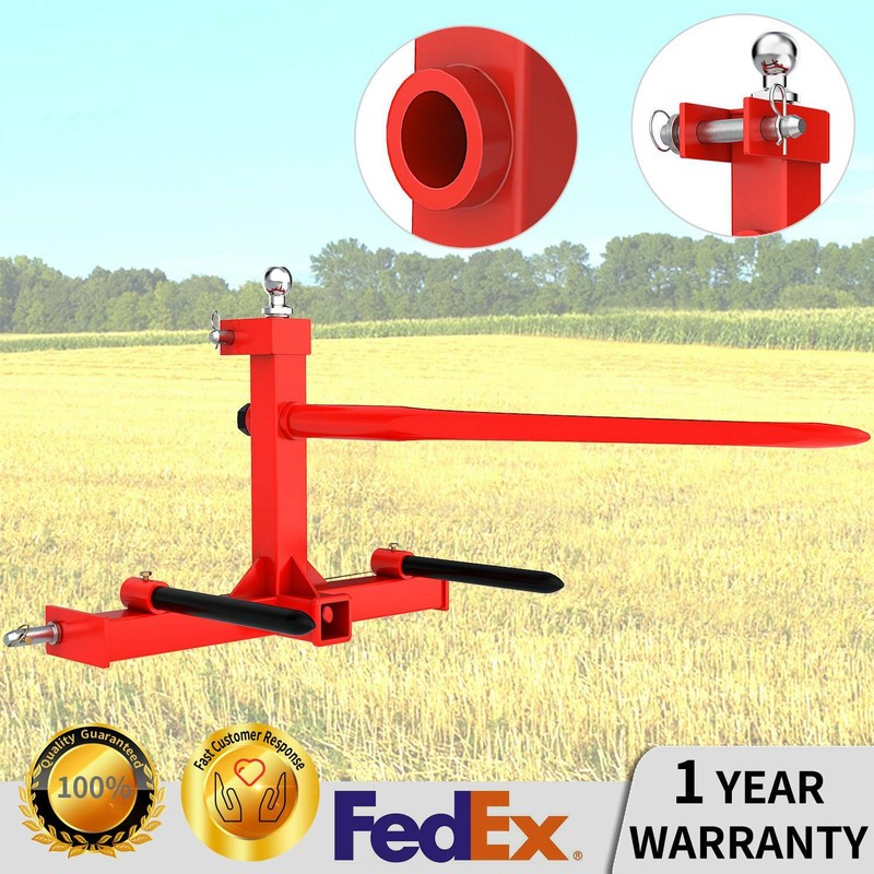 Купить Острога 3 point hay bale spear hay mover trailer hitch receiver ...
