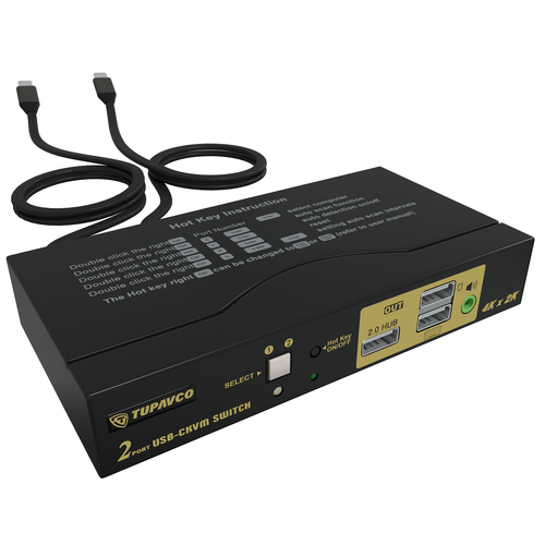 Kvm Switch Control Two Computers Shared Keyboard