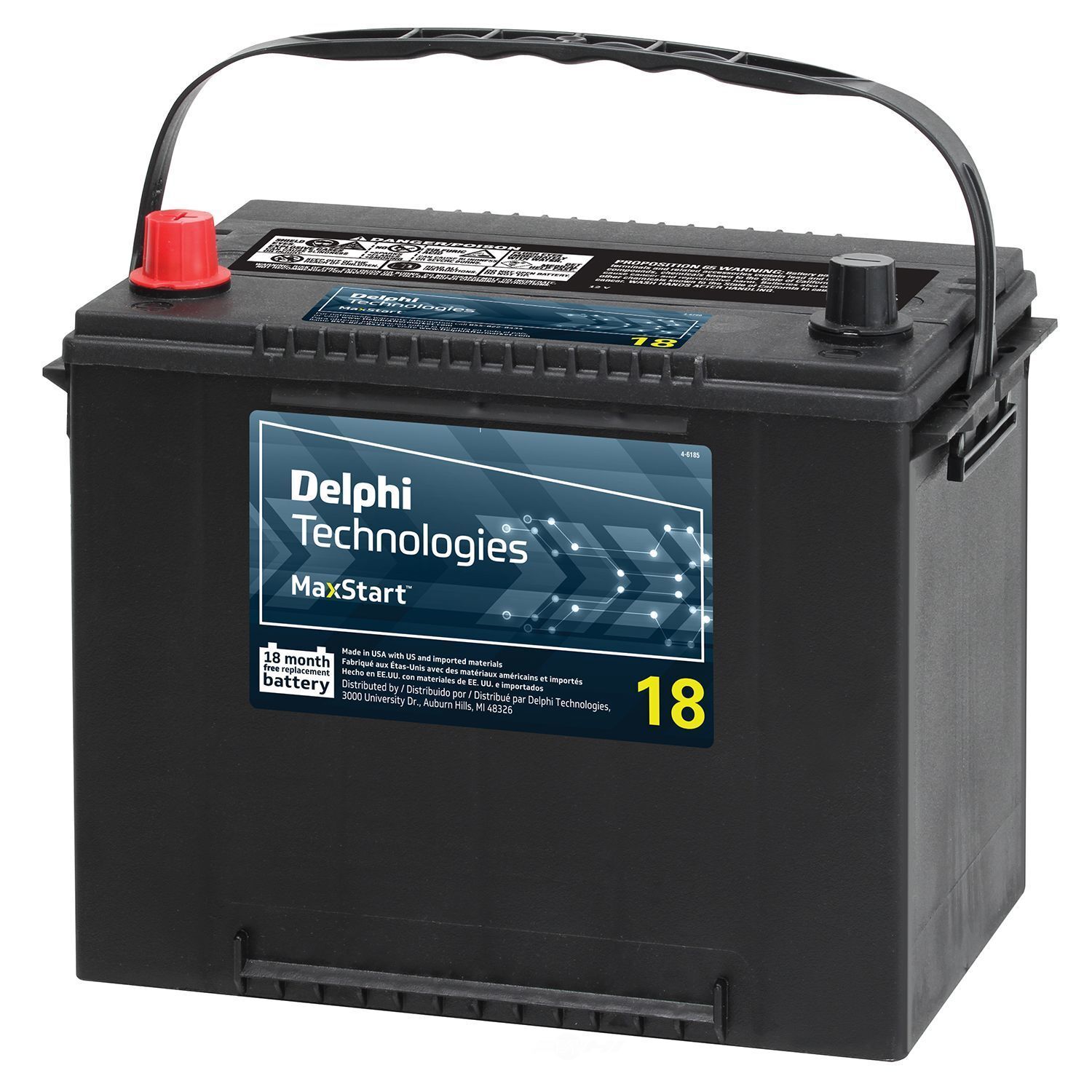 Vehicle Battery-MaxStart 18 Battery Delphi BU5024 for sale online | eBay