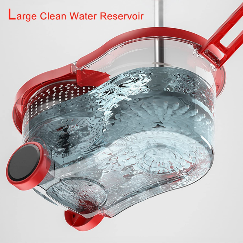 Mop and Bucket with Wringer Set for Home 360° Spin Household Mop Buck ...