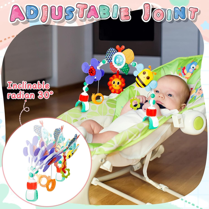 Baby Toys 3-6 Months, Baby Stroller Arch Toy- Infant Car Seat Toys for | Pricetronic