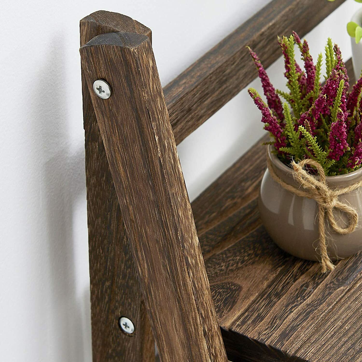 Ladder Shelf Foldable Ladder Bookshelf Plant Shelf – veloxen