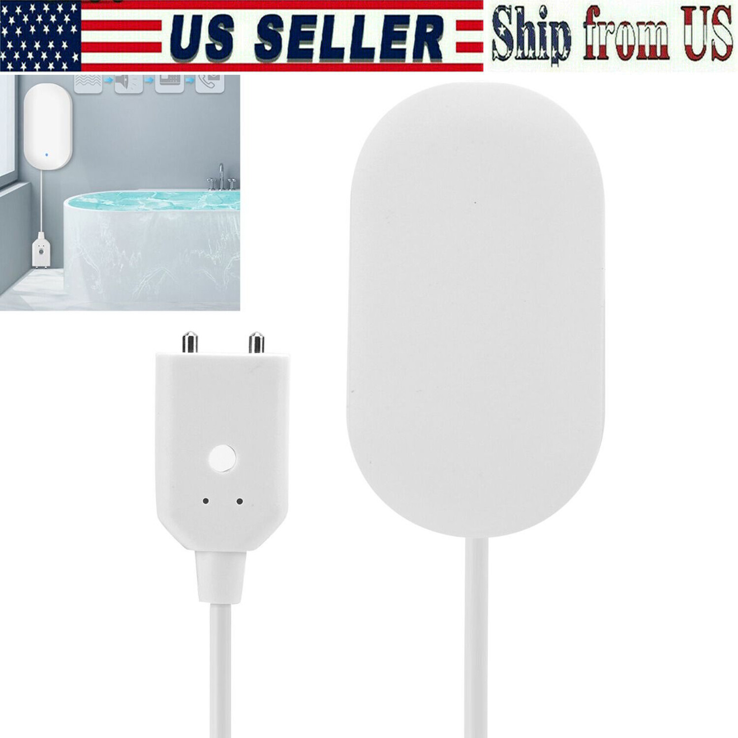 Smart Wifi Water Leak Sensor Flood Leakage Level