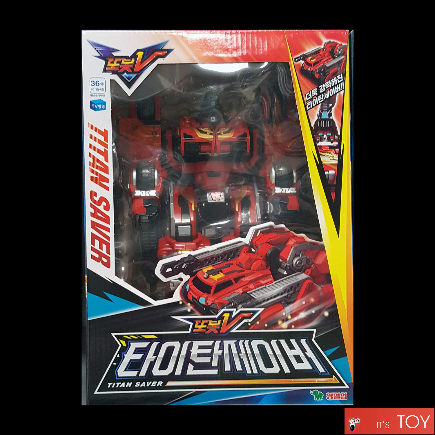 TOBOT V TITAN SAVER Transformer Robot Titan-engine Mini-Vehicle Car Toy ...
