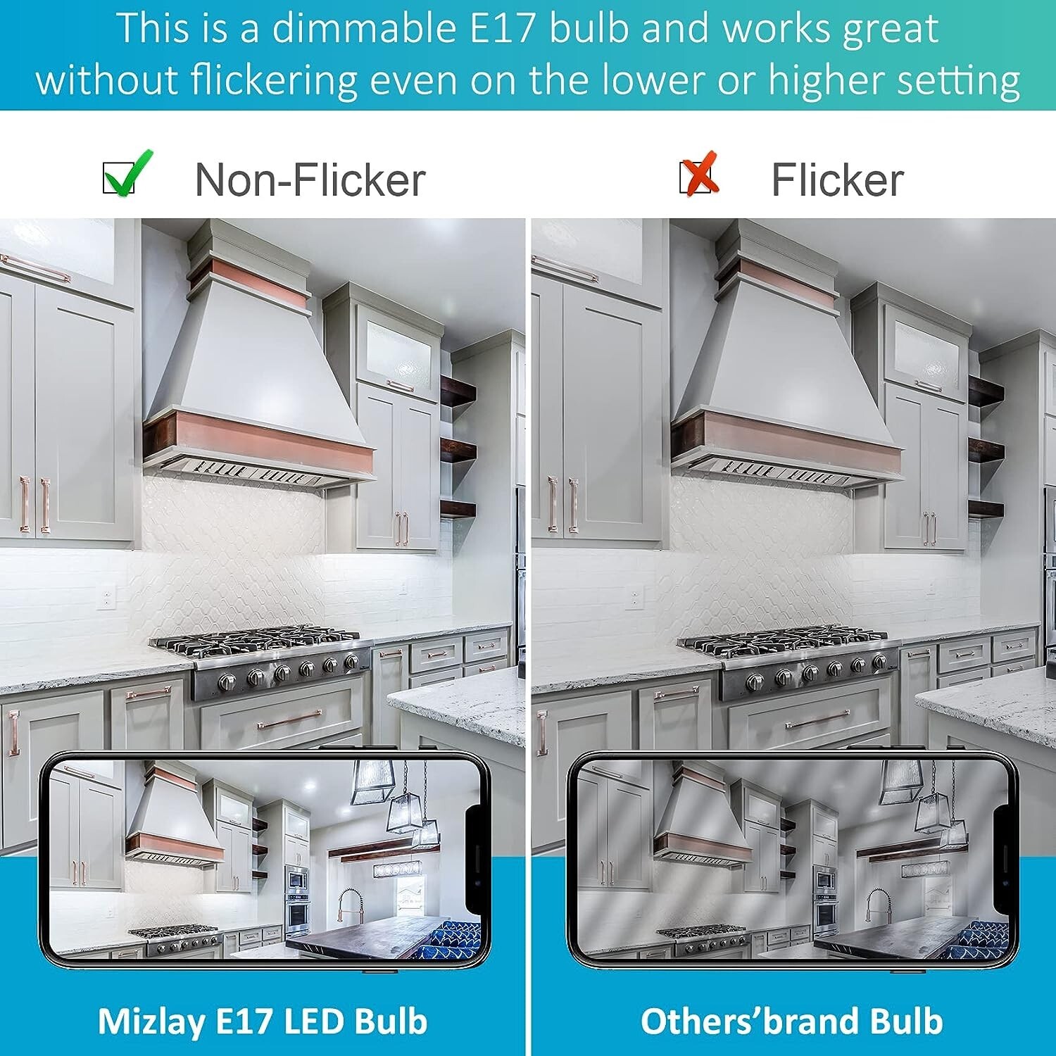 Energy-Saving LED Under Microwave Over Stove Light Bulb