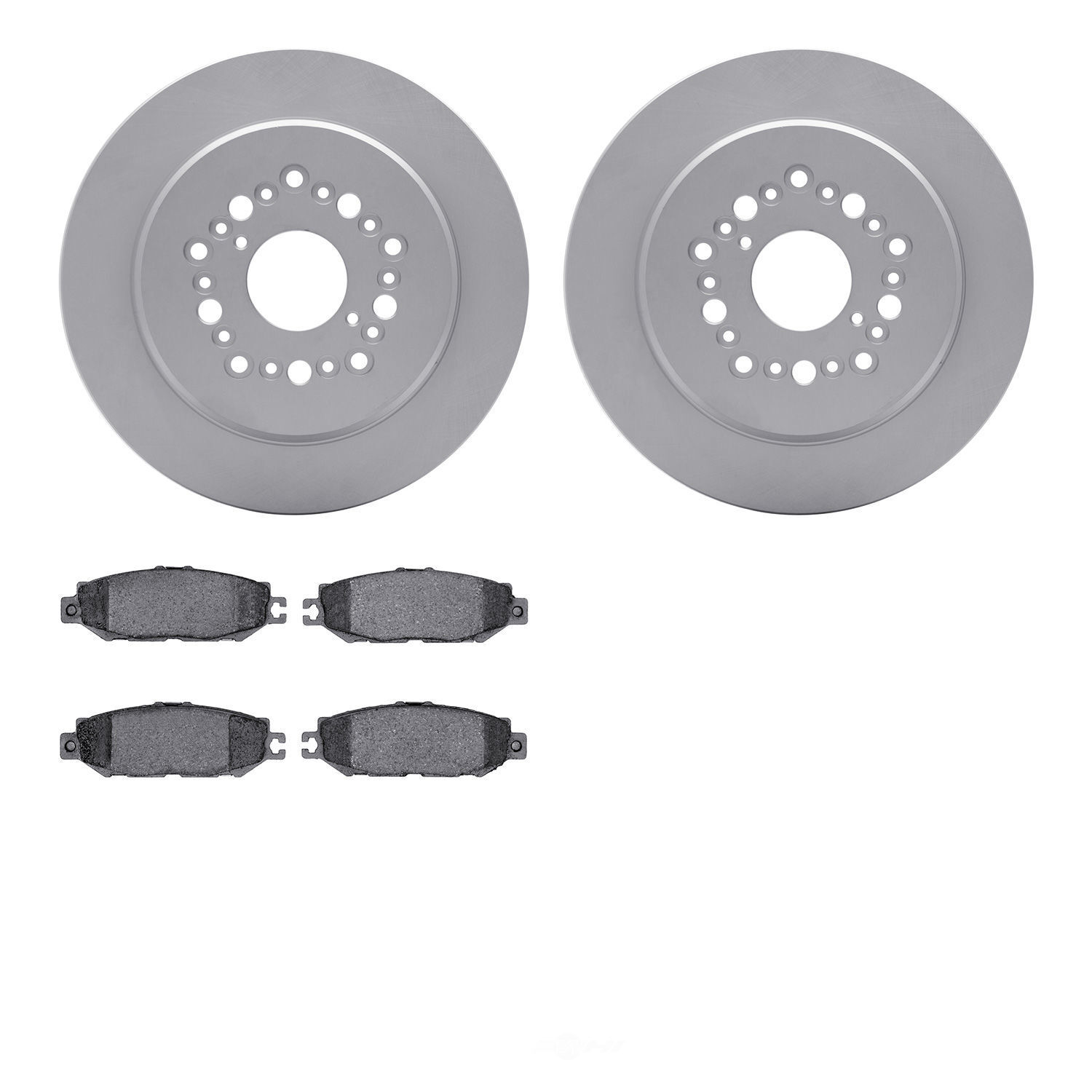 Disc Brake Kit-Geospec Rotors with 3000 Series Ceramic Brake Pads DFC ...