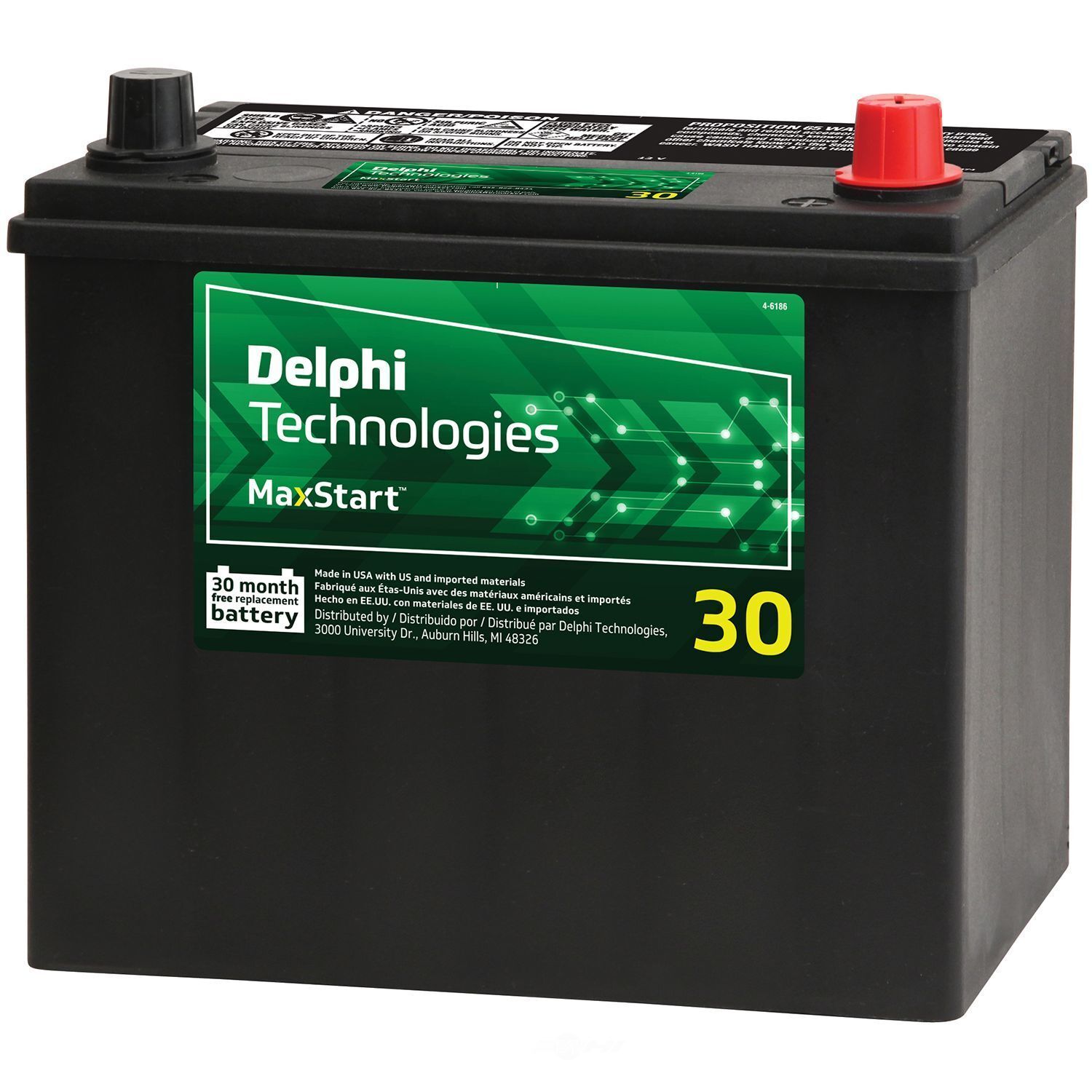 Vehicle Battery-MaxStart 30 Battery Delphi BU6051R for sale online | eBay
