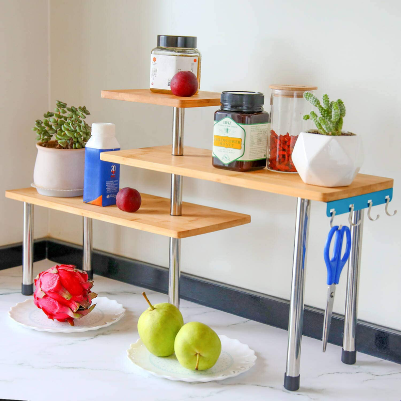 Купить Книжный шкаф Ollieroo ST34200 3 Tier Corner Shelf Bamboo ...