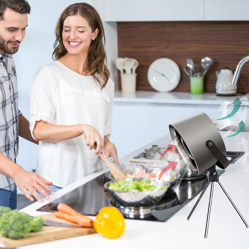 Desktop Range Hoods,Portable Range Hood with 3 Wind Speeds,Portable Ra ...