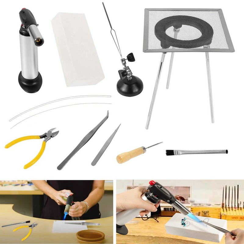 Beginner Silversmith | Jewelry Soldering Set Butane Tripod