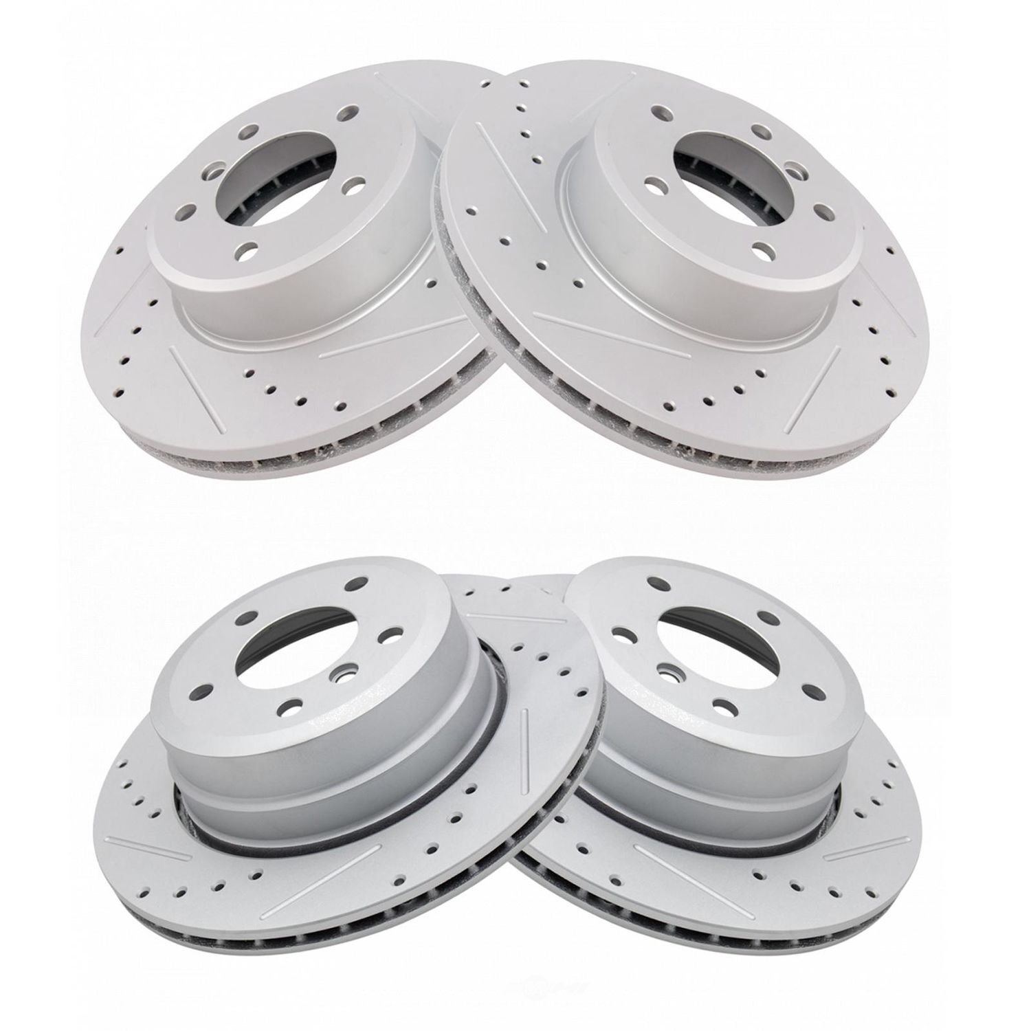 Disc Brake Rotor Set-Performance Brake Rotor Set 4 Piece Set TRQ ...