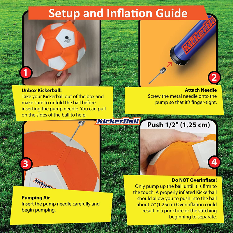 Kickerball - Curve and Swerve Soccer Ball/Football Toy - Kick Size 4 ...