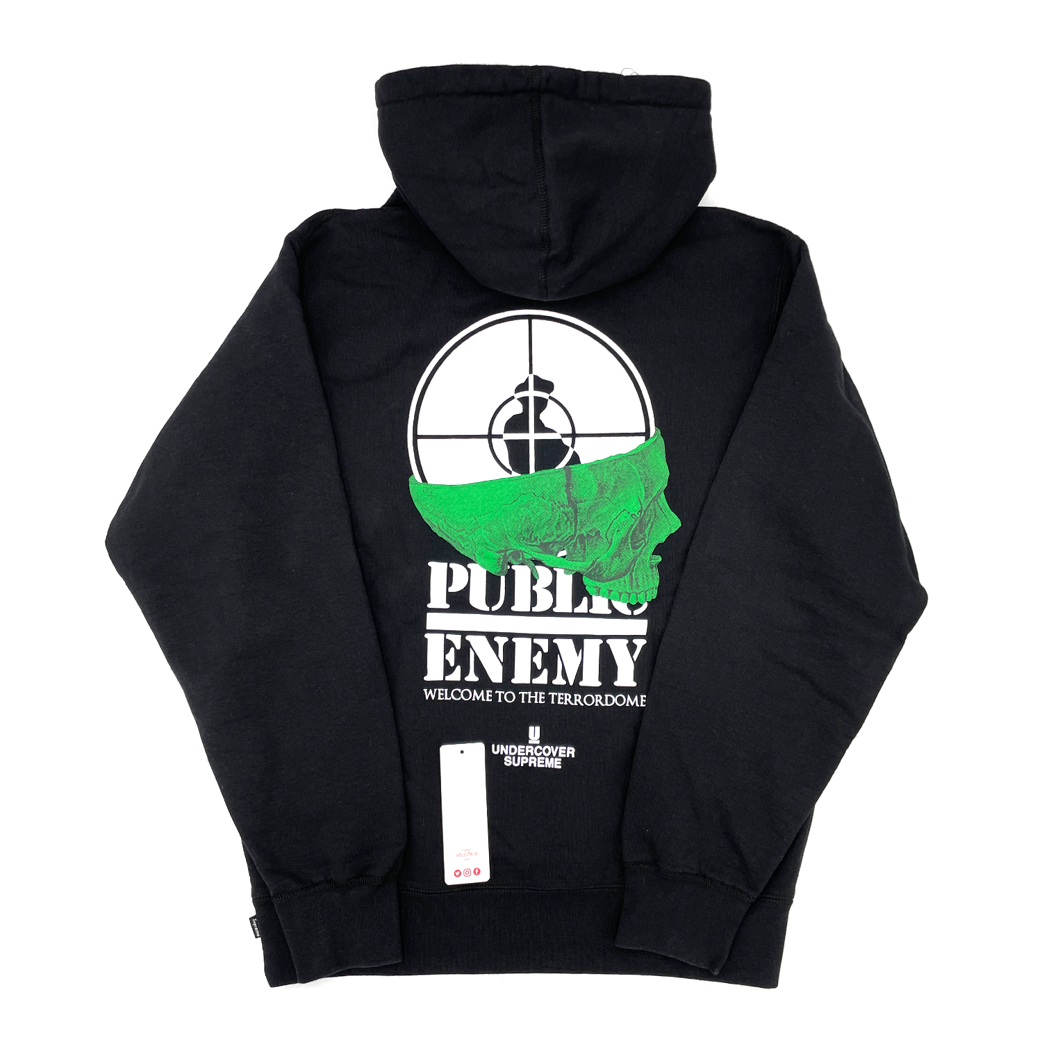 Supreme UNDERCOVER/Public Enemy Terrordome Hooded Sweatshirt Supreme UNDERCOVER/Public Enemy Terrordome Hooded Sweatshirt