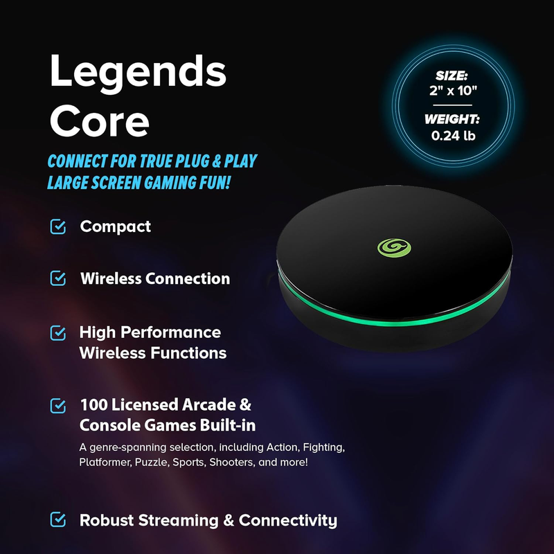 Legends Gamer Mini, Table Top Arcade Game Machine, Home Arcade, Classi ...