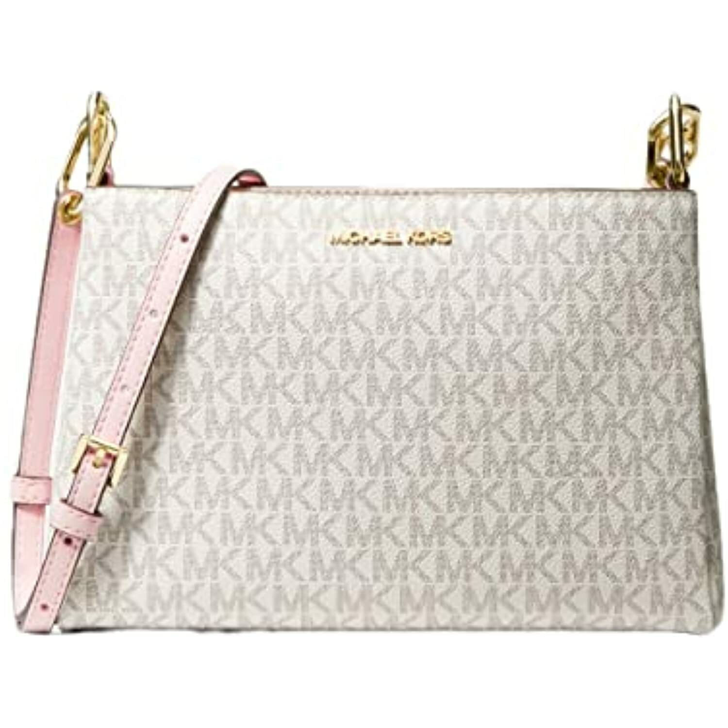 Michael Kors Coated Canvas Crossbody Bag Purse Messenger Michael Kors Coated Canvas Crossbody Bag Purse Messenger