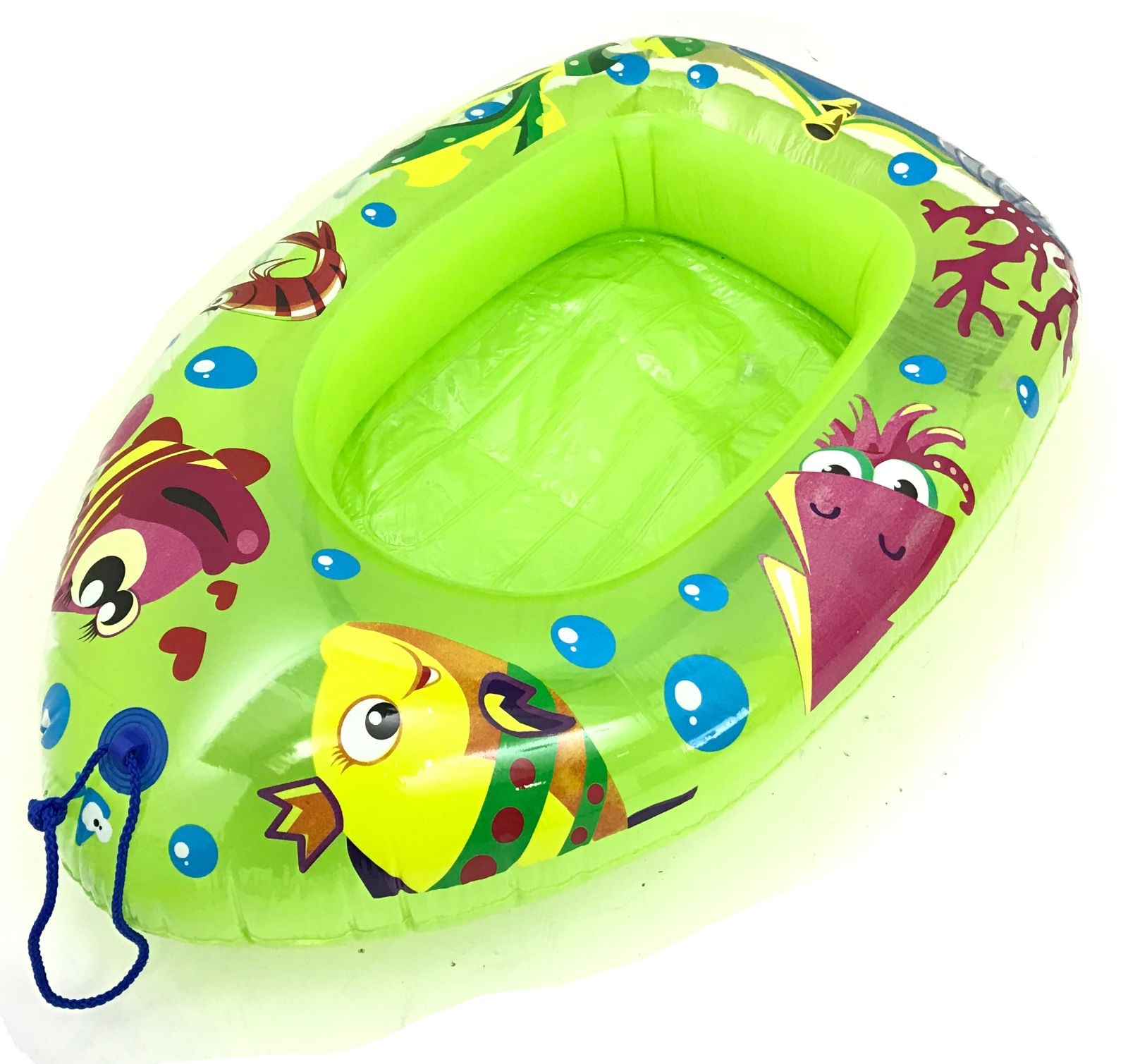 Childs Rubber Boat Dinghy Inflatable Raft Childrens Swimming Pool Toy ...