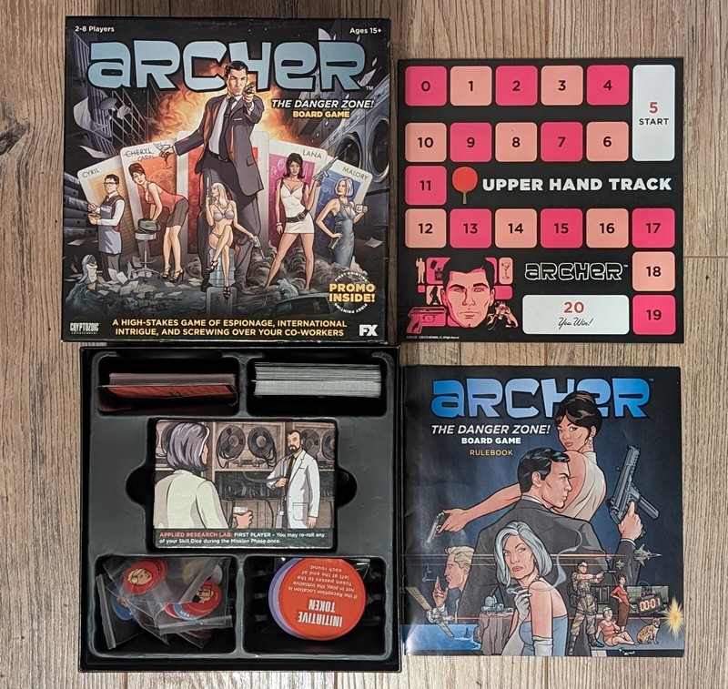 Archer: The Danger Zone! Board Game (2014) Board Game – Board Game Guys