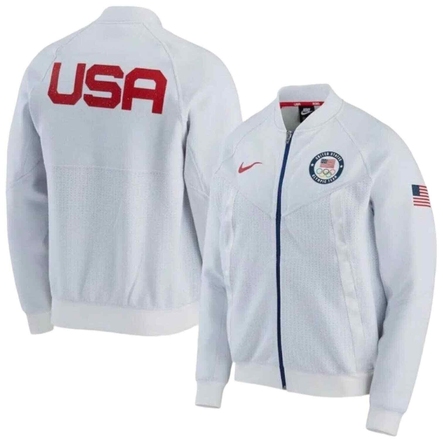 Nike Team USA 2020 Tokyo Olympics Media Day Zip Up Jacket Nike Team USA 2020 Tokyo Olympics Media Day Zip Up Jacket