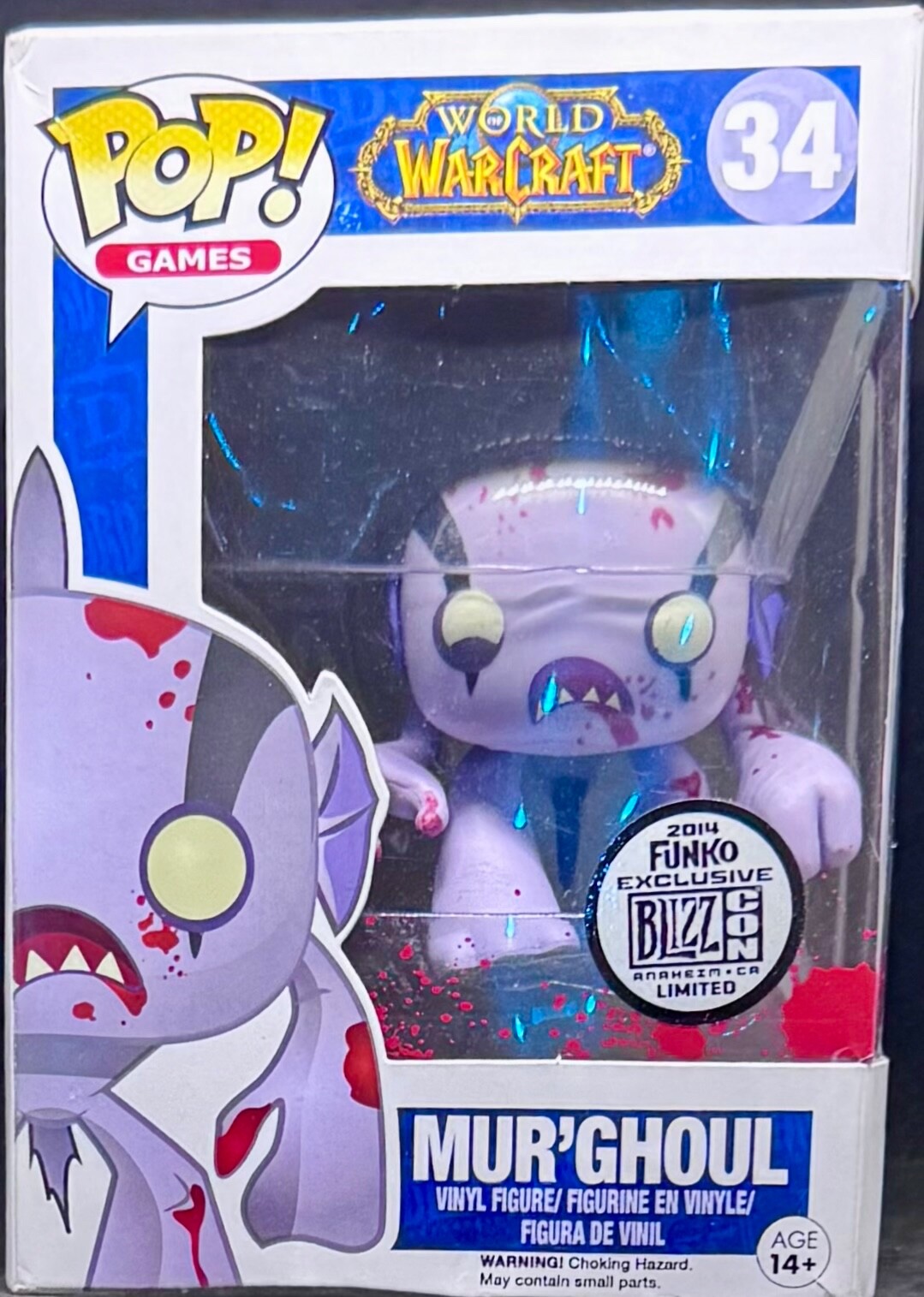 🔥Funko Pop! Games: World of Warcraft - Mur'Ghoul #34 Blizz 🔥Funko Pop! Games: World of Warcraft - Mur'Ghoul #34 Blizz