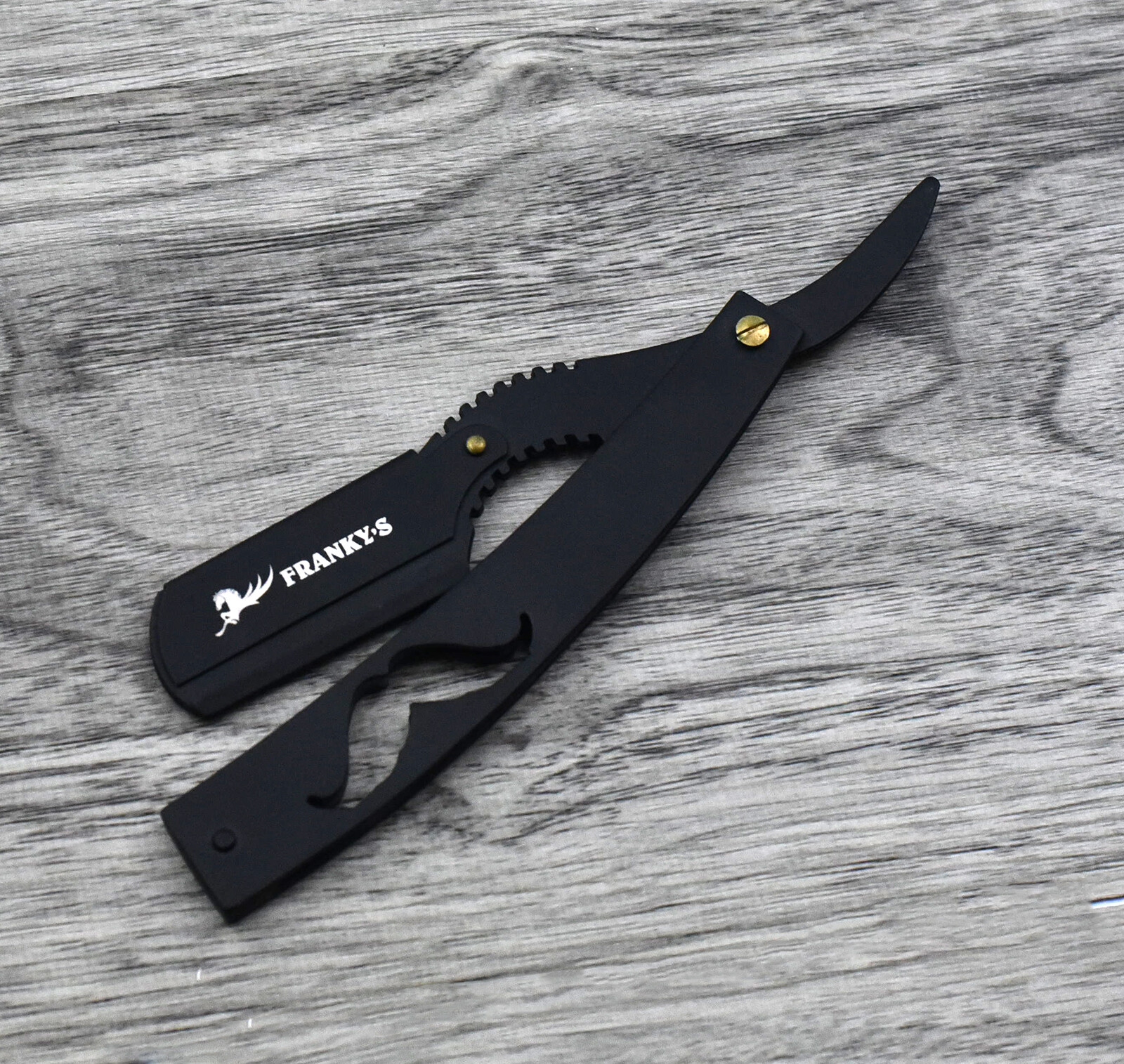 Barber Cut Throat Straight Razor Beard Shaving Knife Stainless STEEL ...