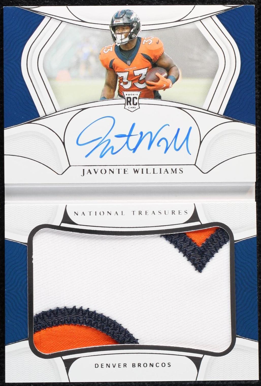 2021 Panini National Treasures - Rookie Jumbo Prime Signature Booklet ...