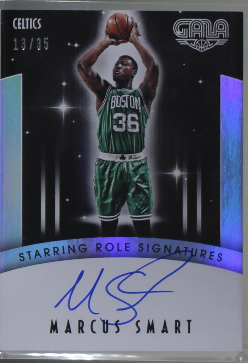 2015-16 Panini Gala - Starring Role Signatures #SR-MSM Marcus Smart /35 ...