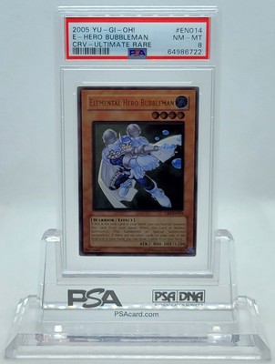YUGIOH CRV-EN014 ELEMENTAL HERO BUBBLEMAN ULTIMATE RARE PSA 8 NM-MT #64986722のeBay公認海外通販｜セカイモン