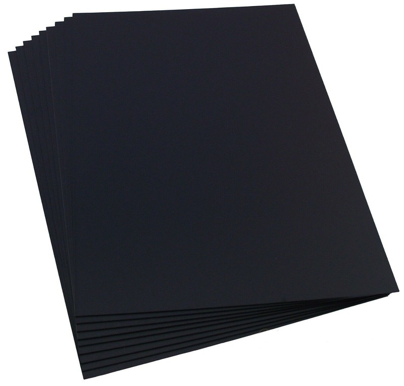 Plasticard Plastic Model Building Card Styrene White Black Clear 9 inch ...