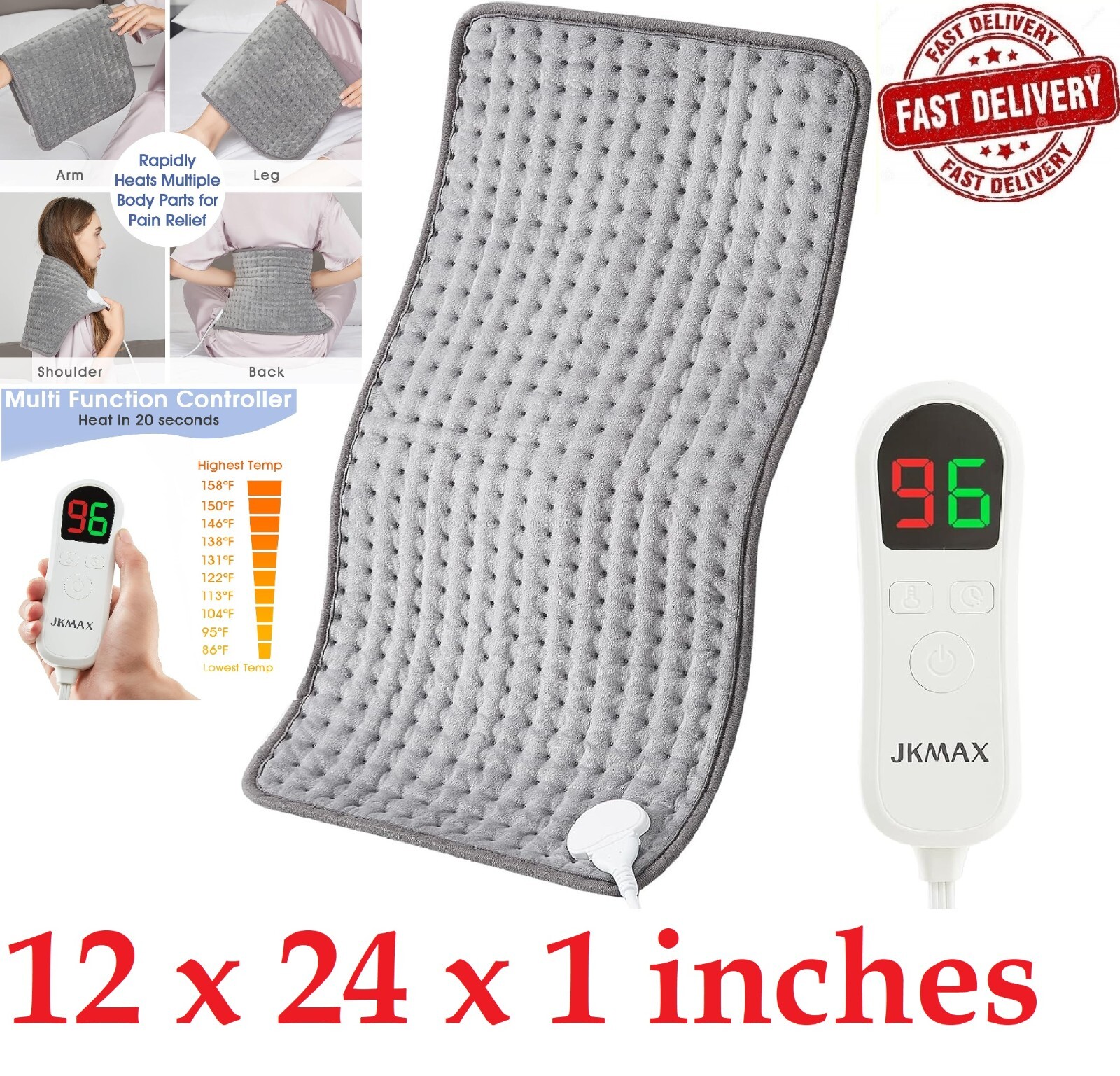 Lower back heating pad store